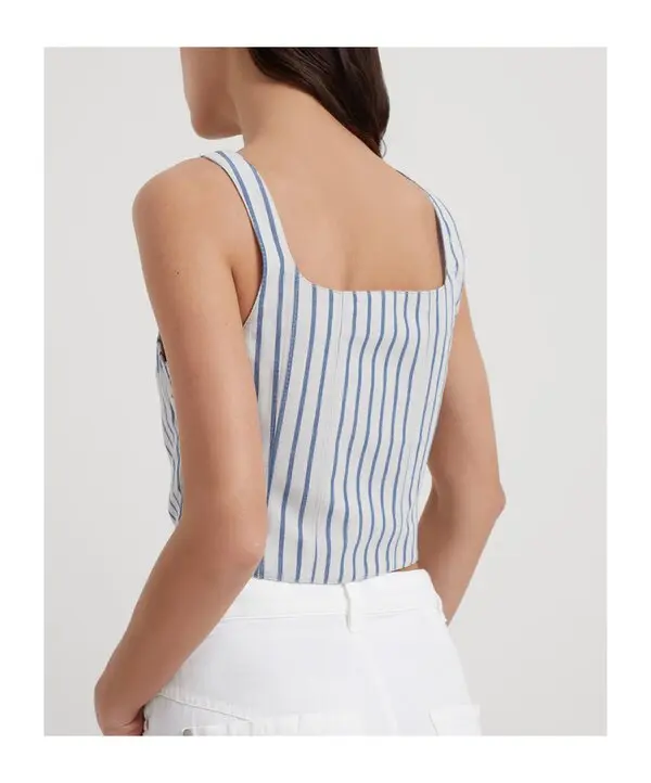 Brunello Cucinelli Striped Cotton-blend Top