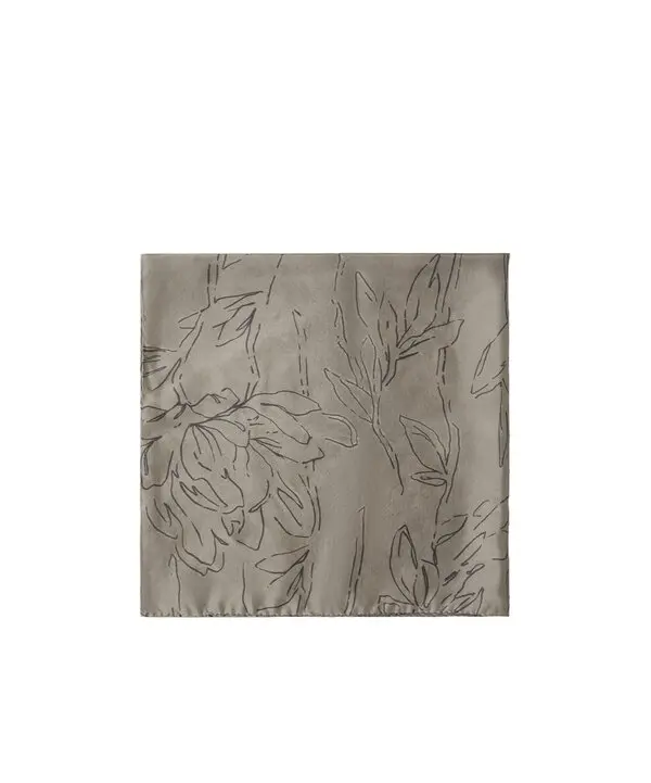 Brunello Cucinelli Pattern-printed Scarf - Gray