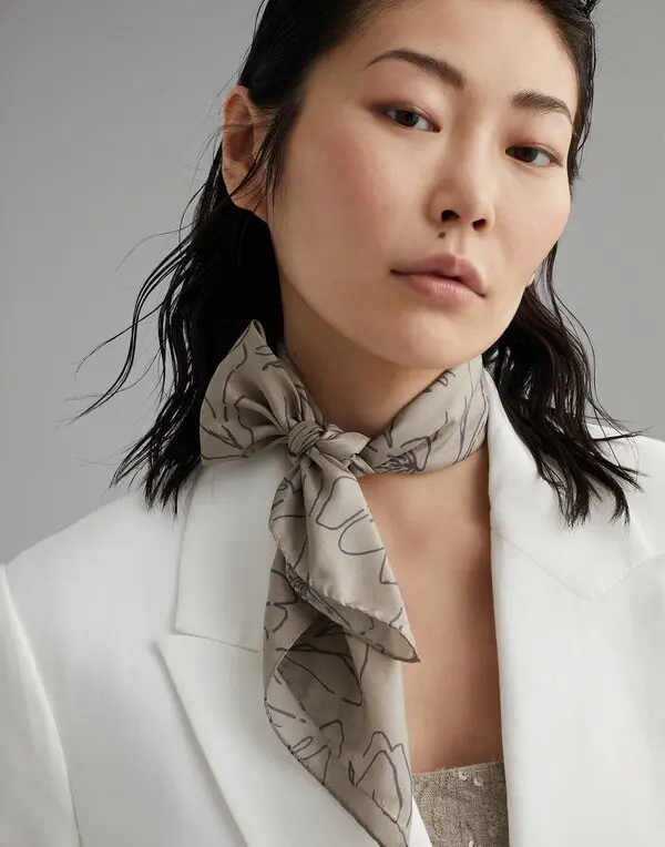 Brunello Cucinelli Pattern-printed Scarf