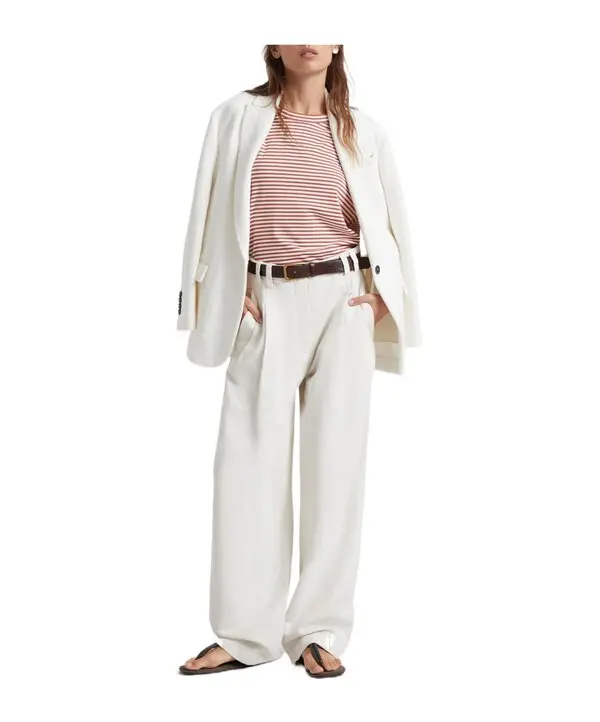 Brunello Cucinelli Striped Crewneck T-shirt