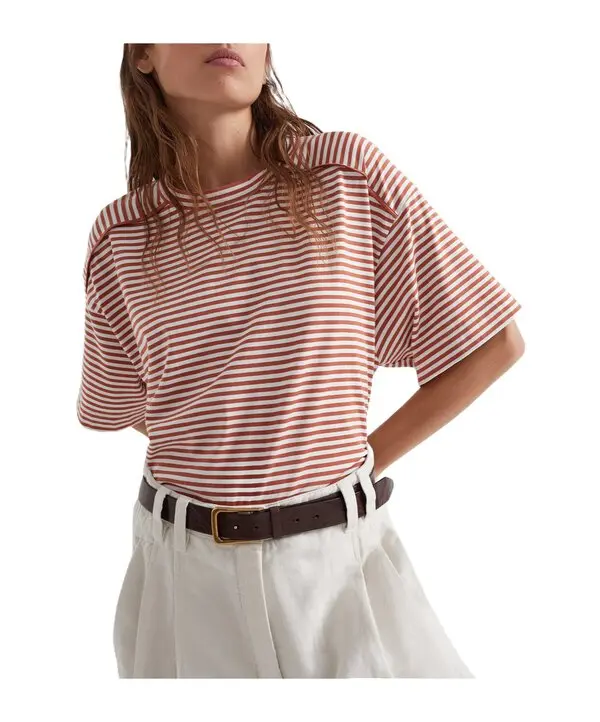 Brunello Cucinelli Striped Crewneck T-shirt