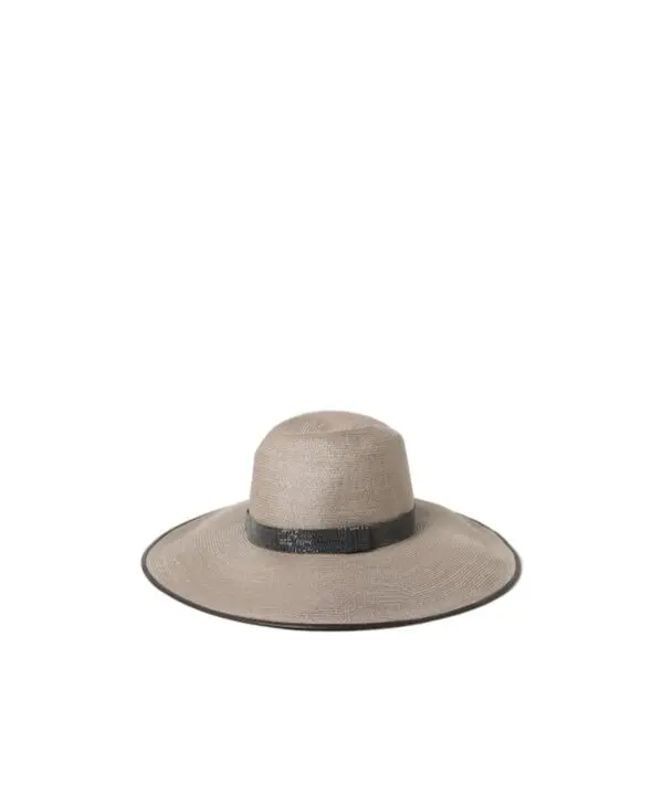 Brunello Cucinelli Monili Embellished Sun Hat - Nude