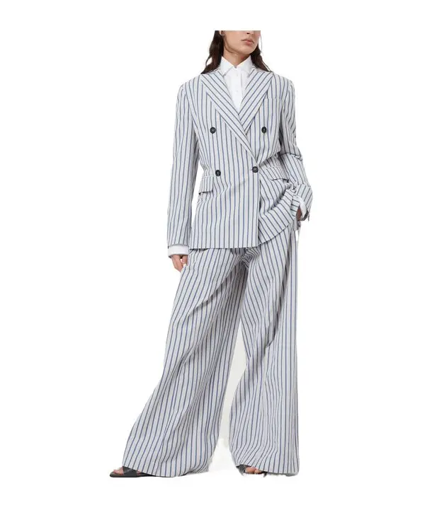 Brunello Cucinelli Striped Cotton Suit
