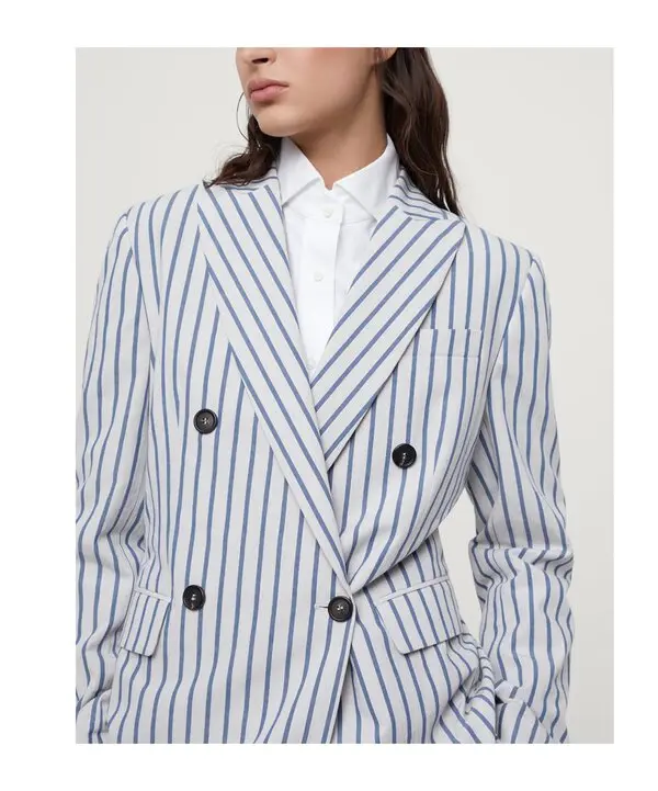 Brunello Cucinelli Striped Cotton Suit