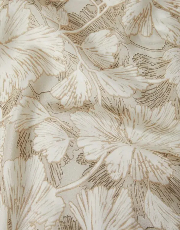 Brunello Cucinelli Floral-printed Square Scarf