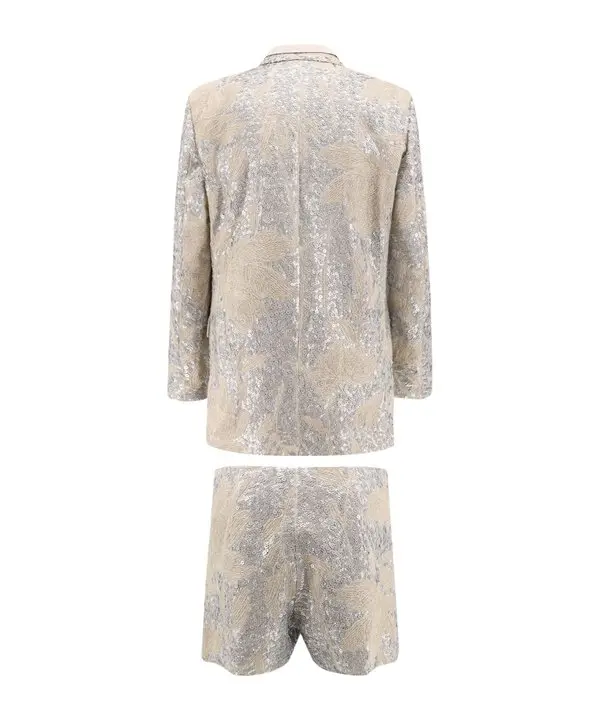 Brunello Cucinelli Embellished Two-piece Suit