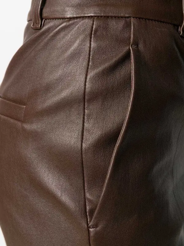 Brunello Cucinelli High-waisted Cropped Trousers