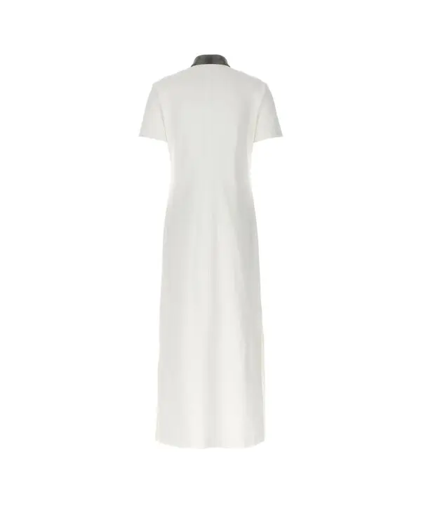 Brunello Cucinelli Monile Embellished Polo Dress