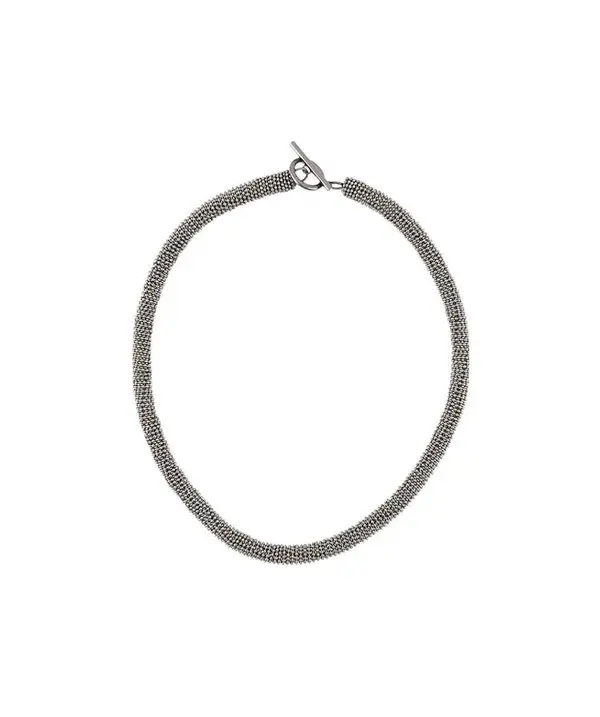Brunello Cucinelli Monili Chain Bead Detailed Necklace