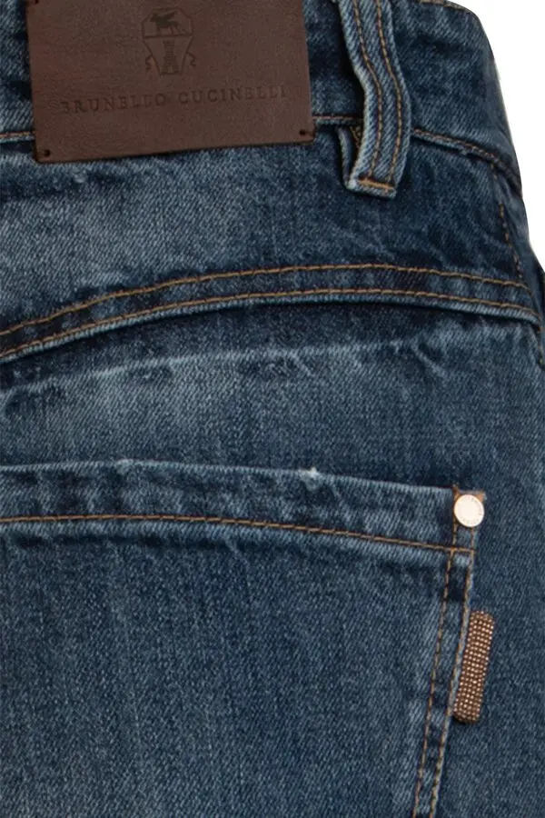 Brunello Cucinelli High Rise Mom-fit Jeans