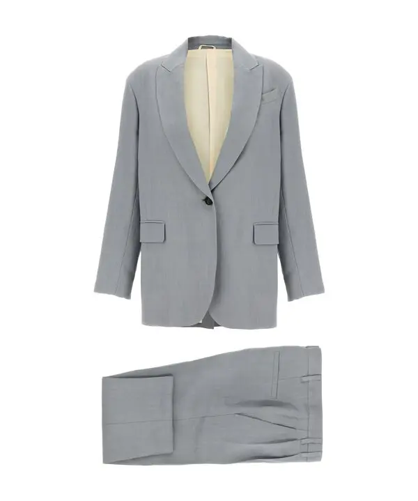 Brunello Cucinelli Single-breasted Blazer Set
