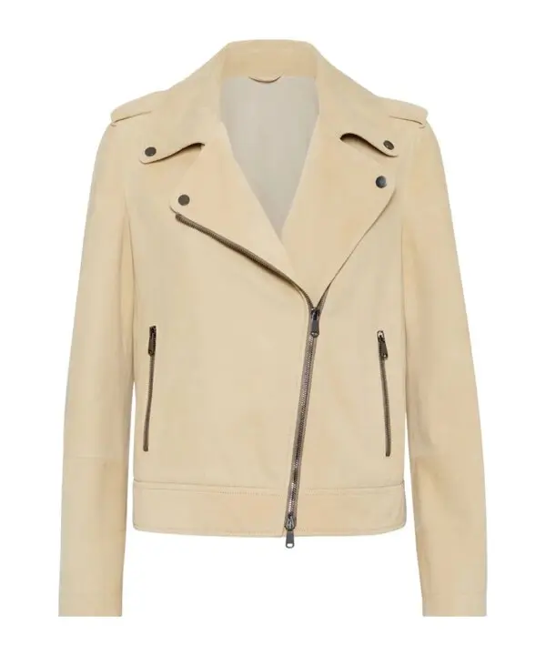 Brunello Cucinelli Zip-up Cropped Jacket
