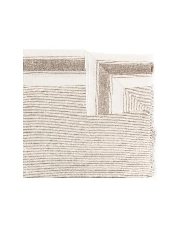 Brunello Cucinelli Striped Knit Scarf
