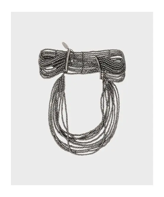 Brunello Cucinelli Draped Beaded Necklace