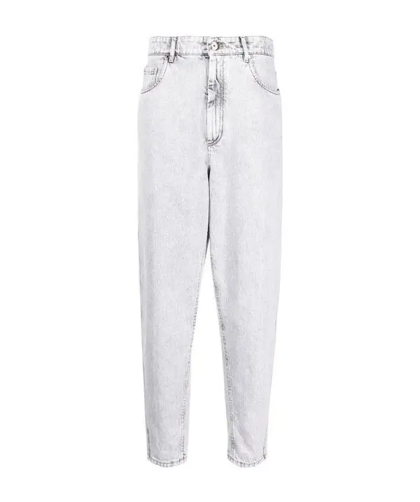 Brunello Cucinelli Faded Boyfriend Jeans