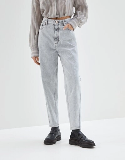 Brunello Cucinelli Faded Boyfriend Jeans