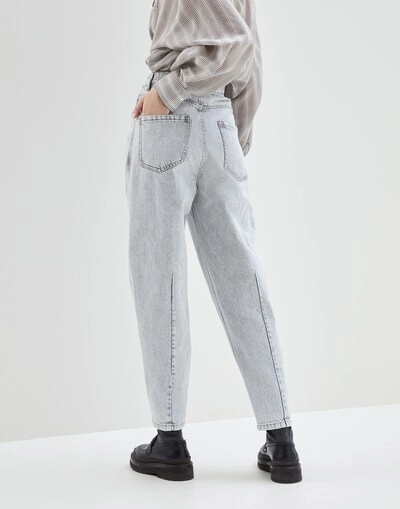 Brunello Cucinelli Faded Boyfriend Jeans