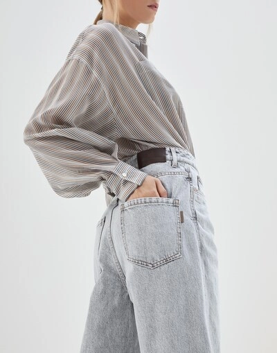 Brunello Cucinelli Faded Boyfriend Jeans