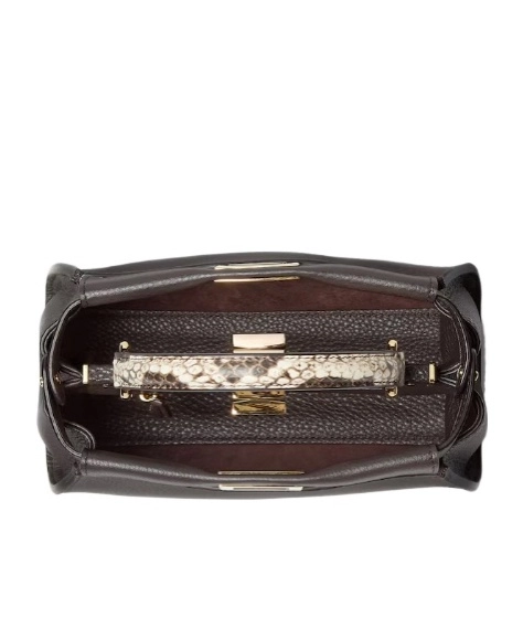 Fendi Peekaboo Cuoio Romano Leather Bag