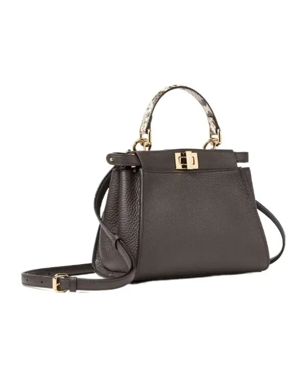 Fendi Peekaboo Cuoio Romano Leather Bag