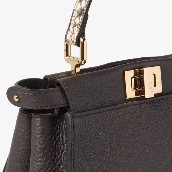 Fendi Peekaboo Cuoio Romano Leather Bag