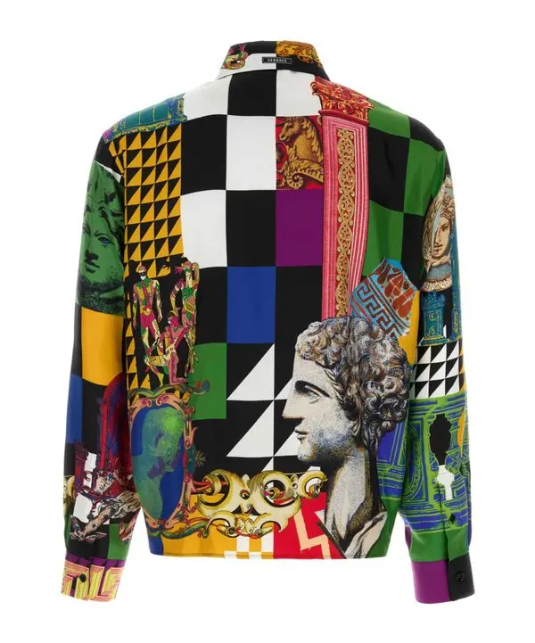 Versace Medusa Collage Printed Shirt - No