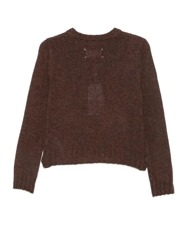 MAISON MARGIELA Velvet Patchwork Sweater