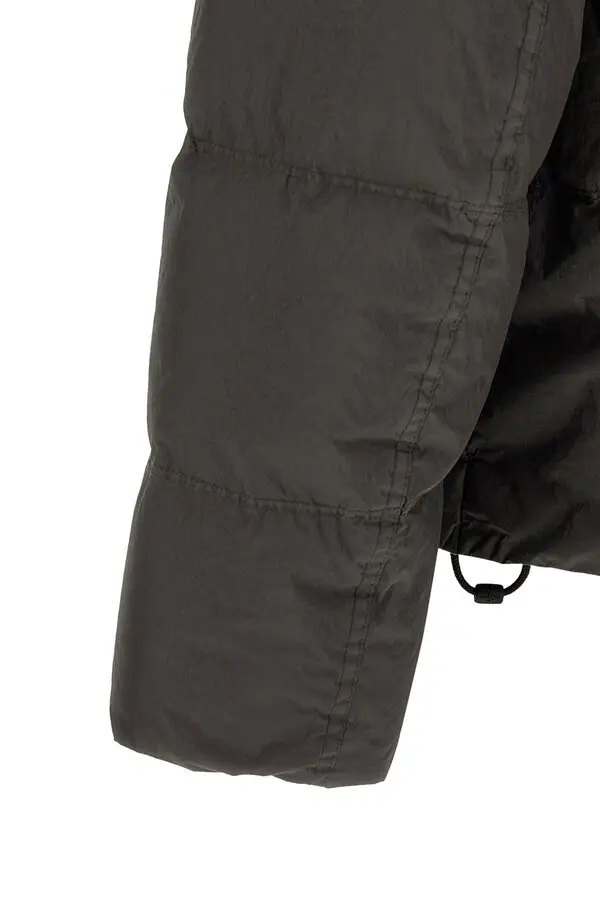 Stone Island Logo Patch Quilted Puffer Jacket