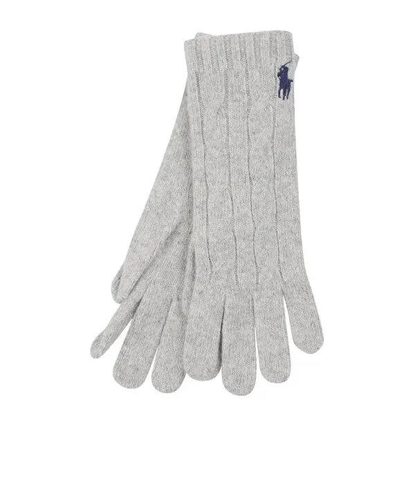 Ralph Lauren Polo Logo Embroidered Knitted Gloves