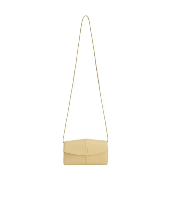 JIL SANDER Linea Wallet With Strap - Cream