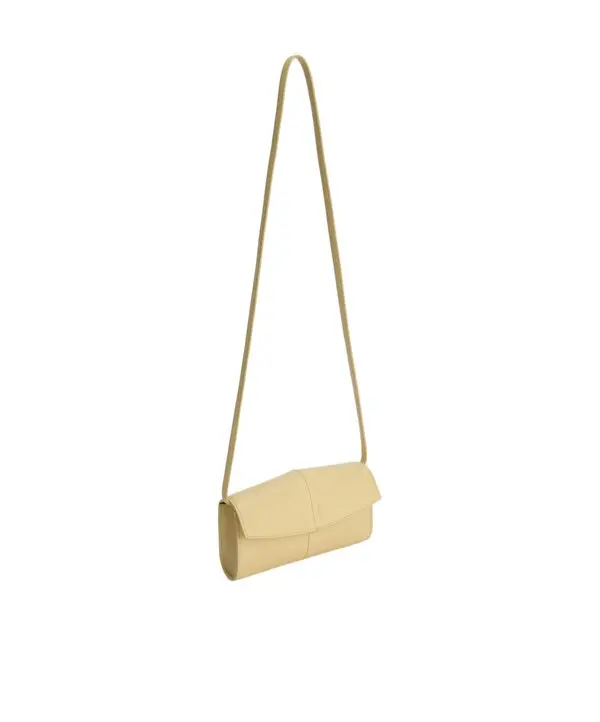 JIL SANDER Linea Wallet With Strap - Cream