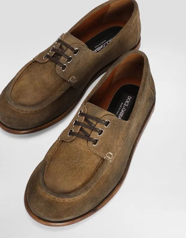Dolce & Gabbana Dolce Gabbana Round Toe Lace-up Derby Shoes