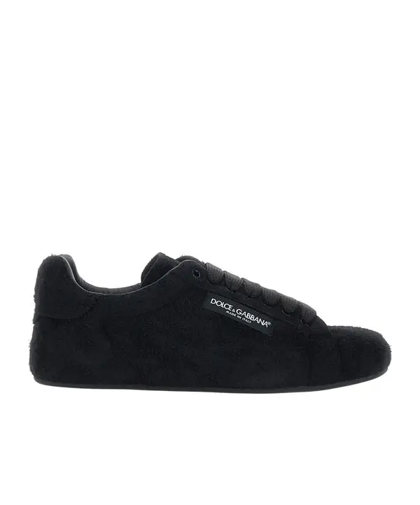 Dolce & Gabbana Dolce Gabbana Portofino Merinos Low-top Sneakers - Black