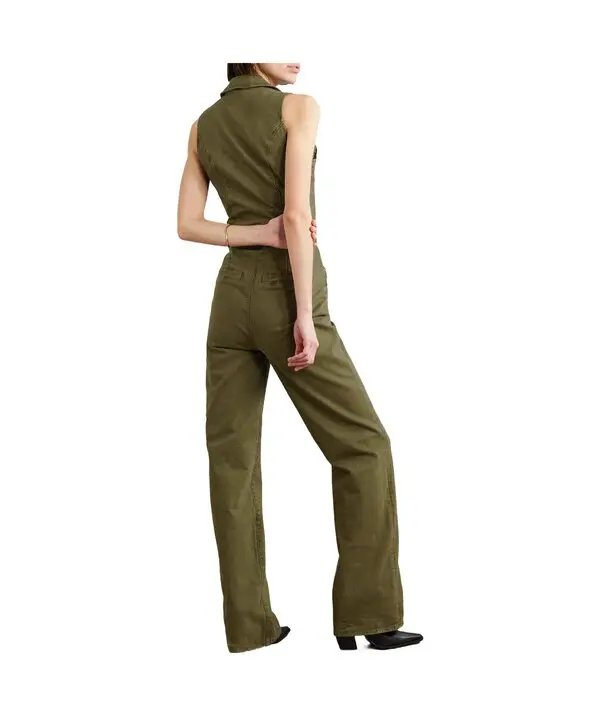 Paige Denim Jumpsuit With Belt