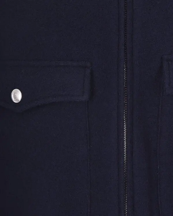 Eleventy Cable-knit Zip-up Jacket