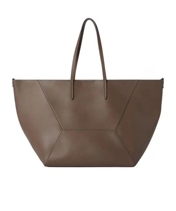 Brunello Cucinelli Leather Tote Bag