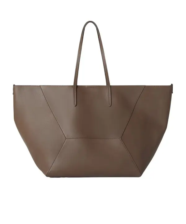 Brunello Cucinelli Leather Tote Bag