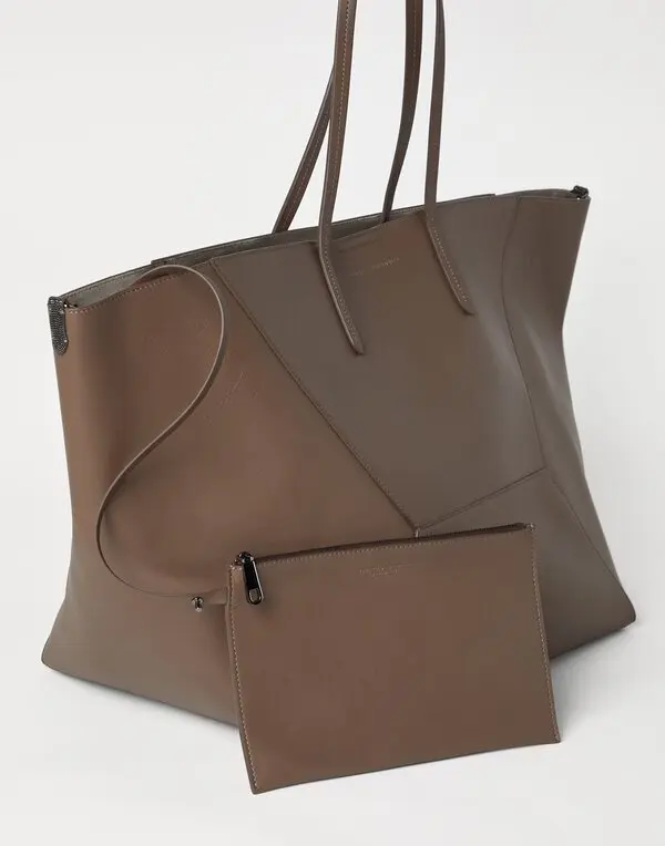 Brunello Cucinelli Leather Tote Bag