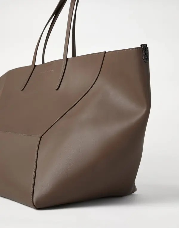 Brunello Cucinelli Leather Tote Bag