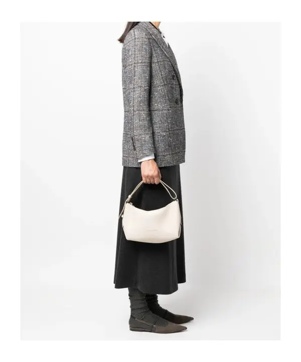 Brunello Cucinelli Logo-stamp Leather Top-handle Bag