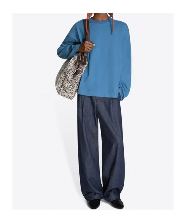 Dries Van Noten Pleated Wide-leg Jeans