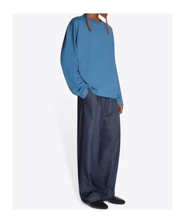 Dries Van Noten Pleated Wide-leg Jeans