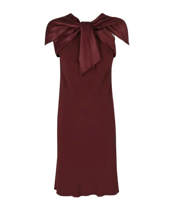 Alberta Ferretti Sleeveless Bow Detail Dress - No