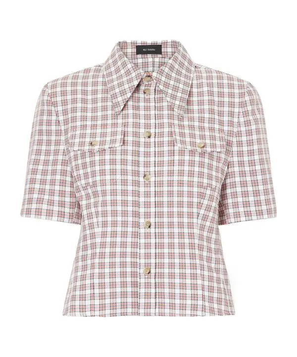 WILLY CHAVARRIA Checked Woven Shirt