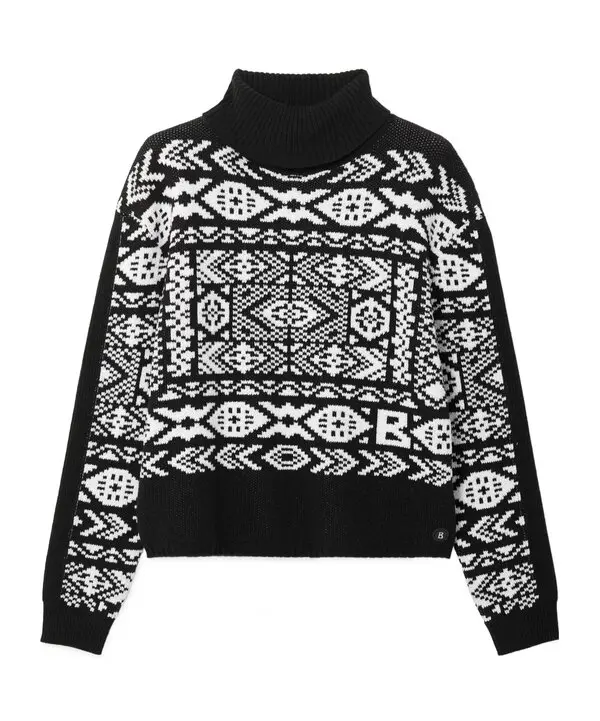 Bogner Nadin Roll-neck Patterned Sweater
