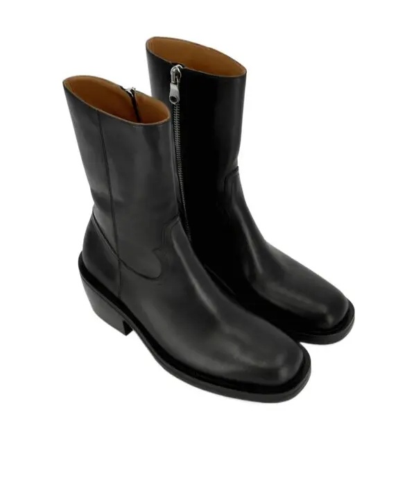 Dries Van Noten High Leather Boots