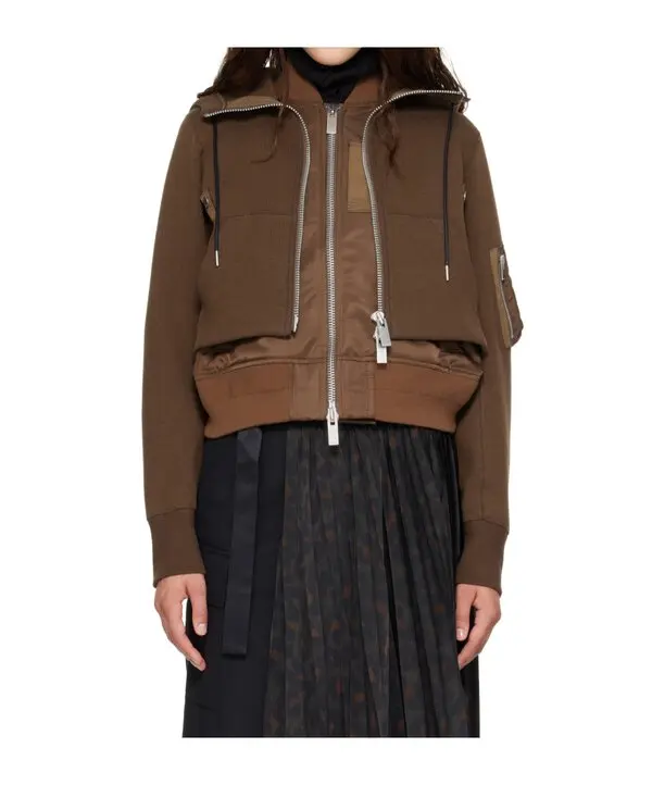 Sacai Zip-up Bomber Jacket
