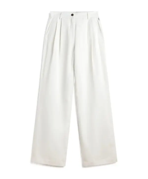 ECOALF Pleated Wide-leg Trousers