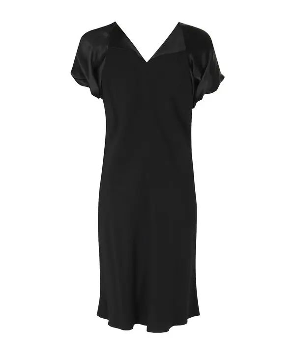 Alberta Ferretti Bow-detail Dress - Black