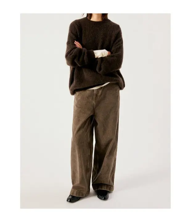 American Vintage Long-sleeved Crew Neck Sweater